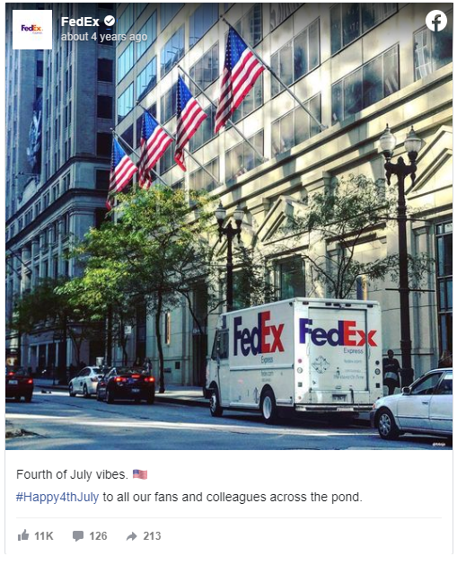 4th of July Social Media Posts Ideas with 20 Real Examples