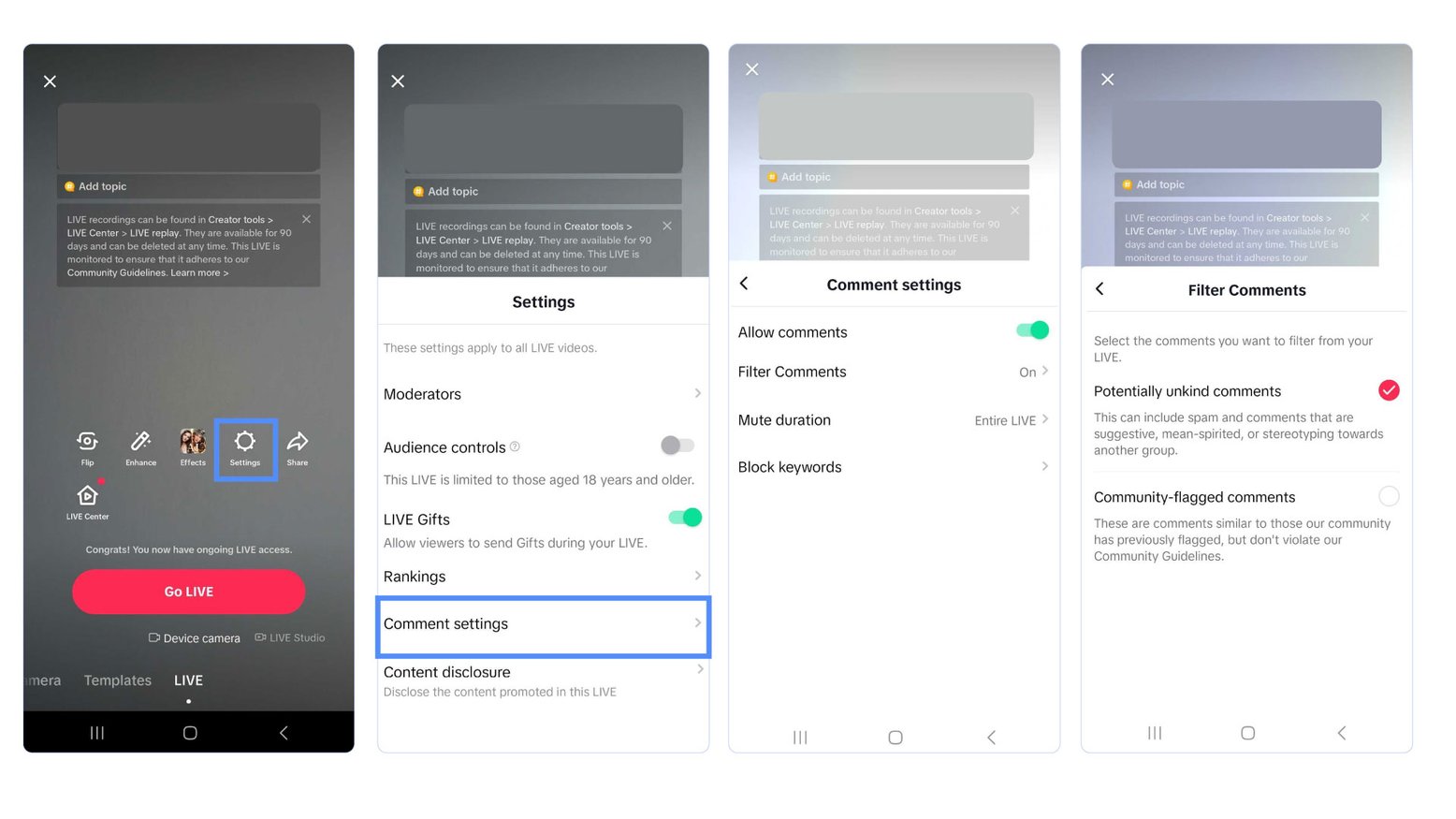 How to Hide Comments on TikTok