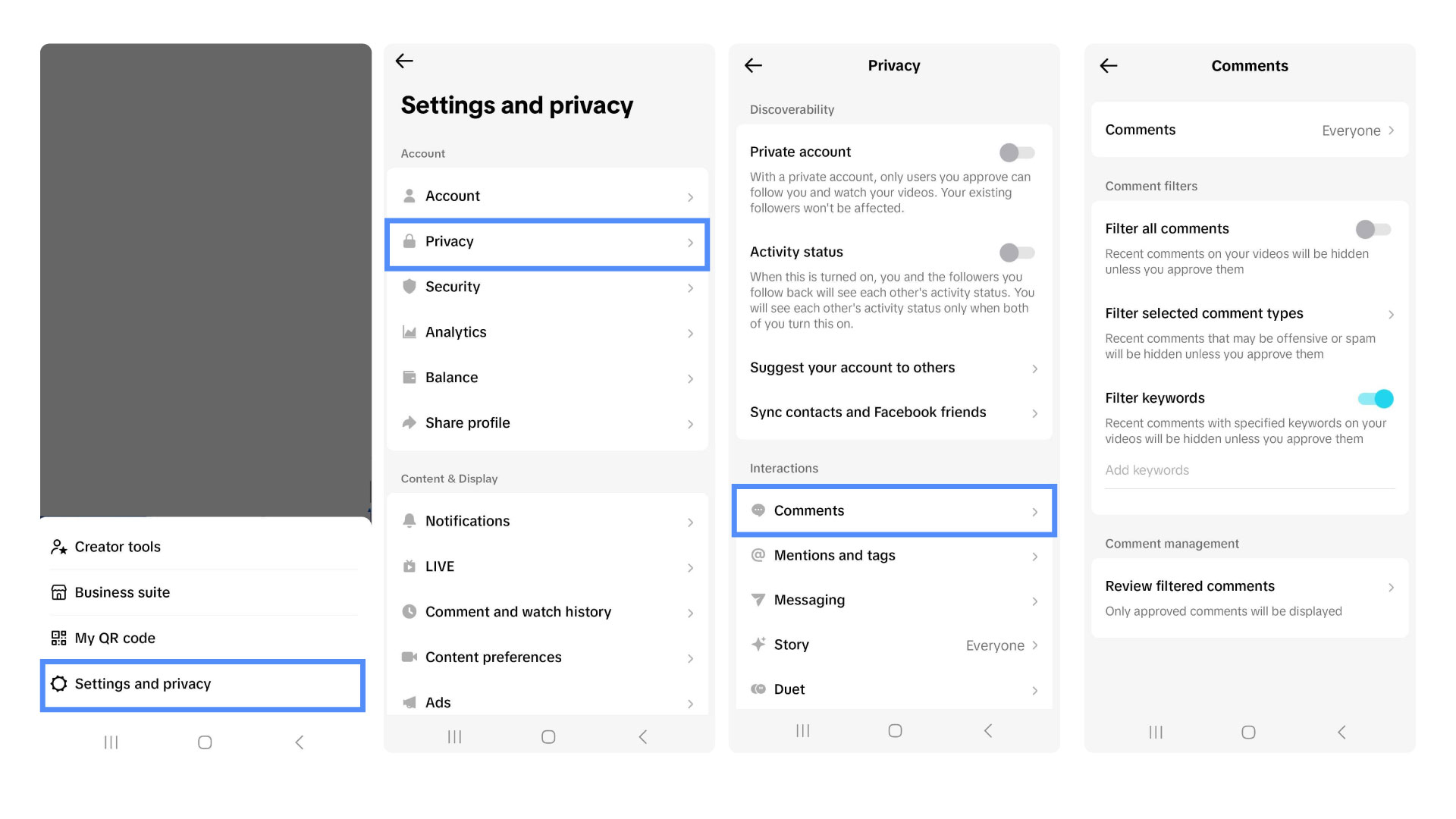 How to Hide Comments on TikTok
