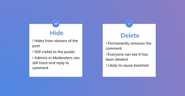 Deleting Comments Can Trigger Backlash: Here's Why Hiding is Smarter