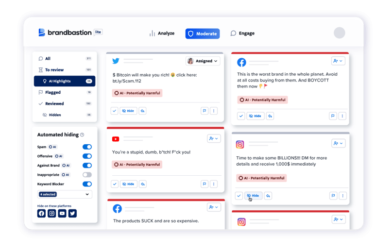 Top Social Media Moderation Tools & Why You Need One