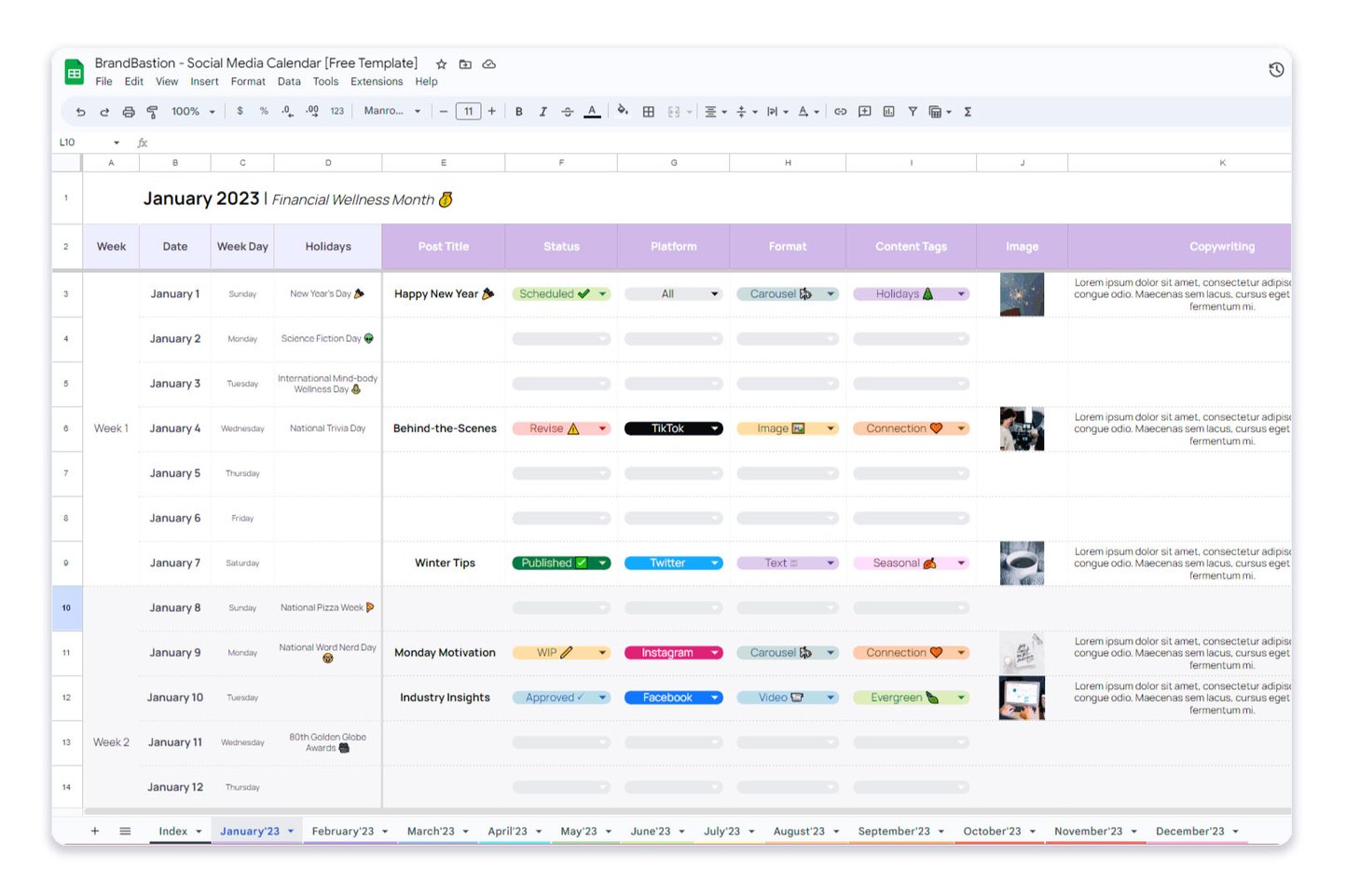 How to Create a Social Media Calendar in 2023 [Free Template]